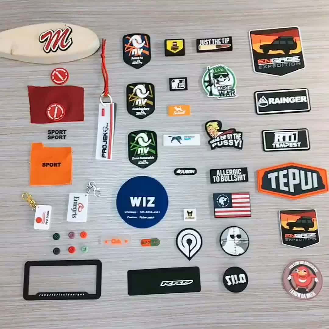 Custom 3d Soft Pvc Patch Rubber Patches Rubberlogos Patch Compression ...