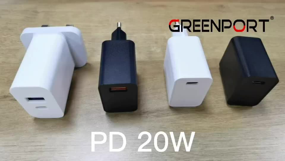 Qc3.0 +pd20w (usb A+type C) Wall Charger Factory Price Mobile Phone ...