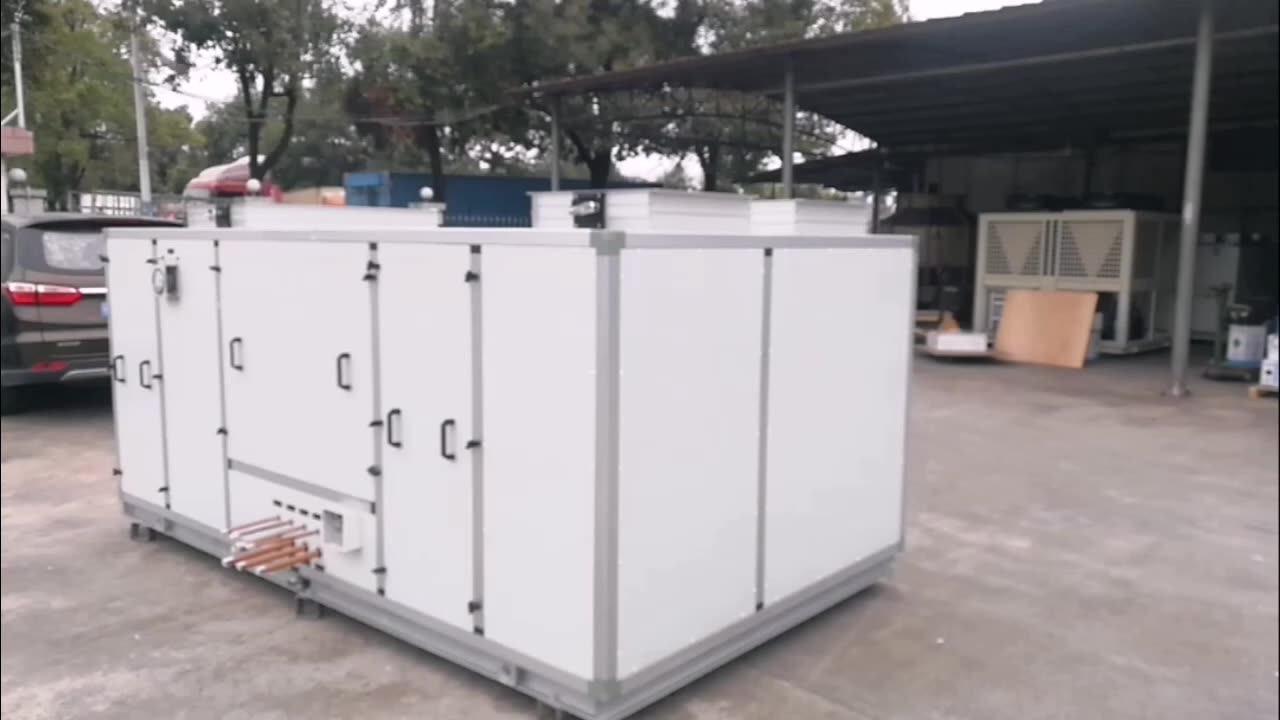 Horizontal Clean Room Modular Air Handling Unit With Electrophoresis ...