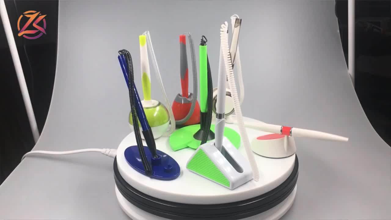 Promotion Fashionable Desk Holder Chain Bank Pen Table Desk Stand Ball ...