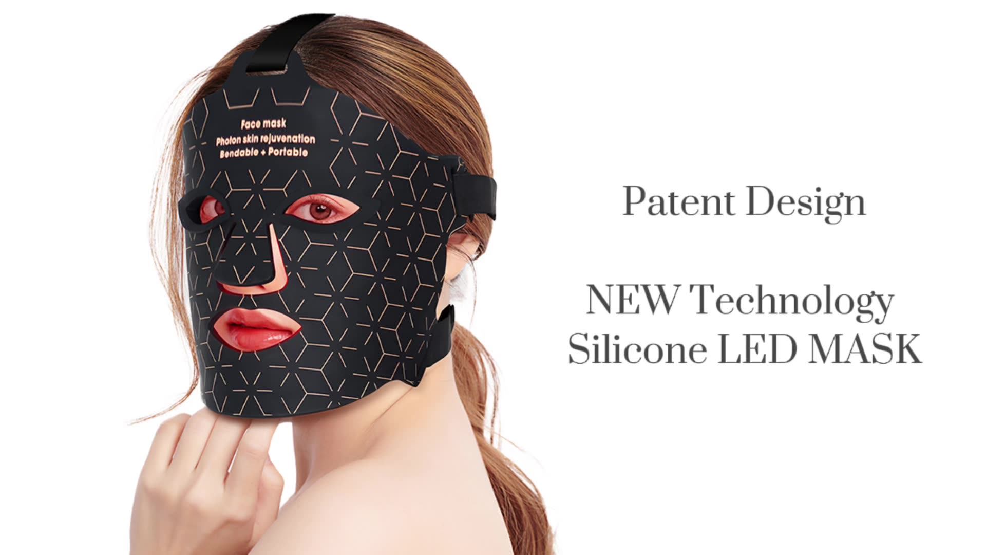 510k Sunsred 240pcs Leds 850nm 630nm Led Light Therapy Face Mask Red ...