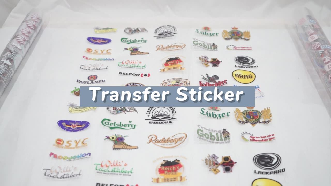 Luxury Logo 3d Embossed Vinyl Uv Transfer Sticker Transferable Stickers ...