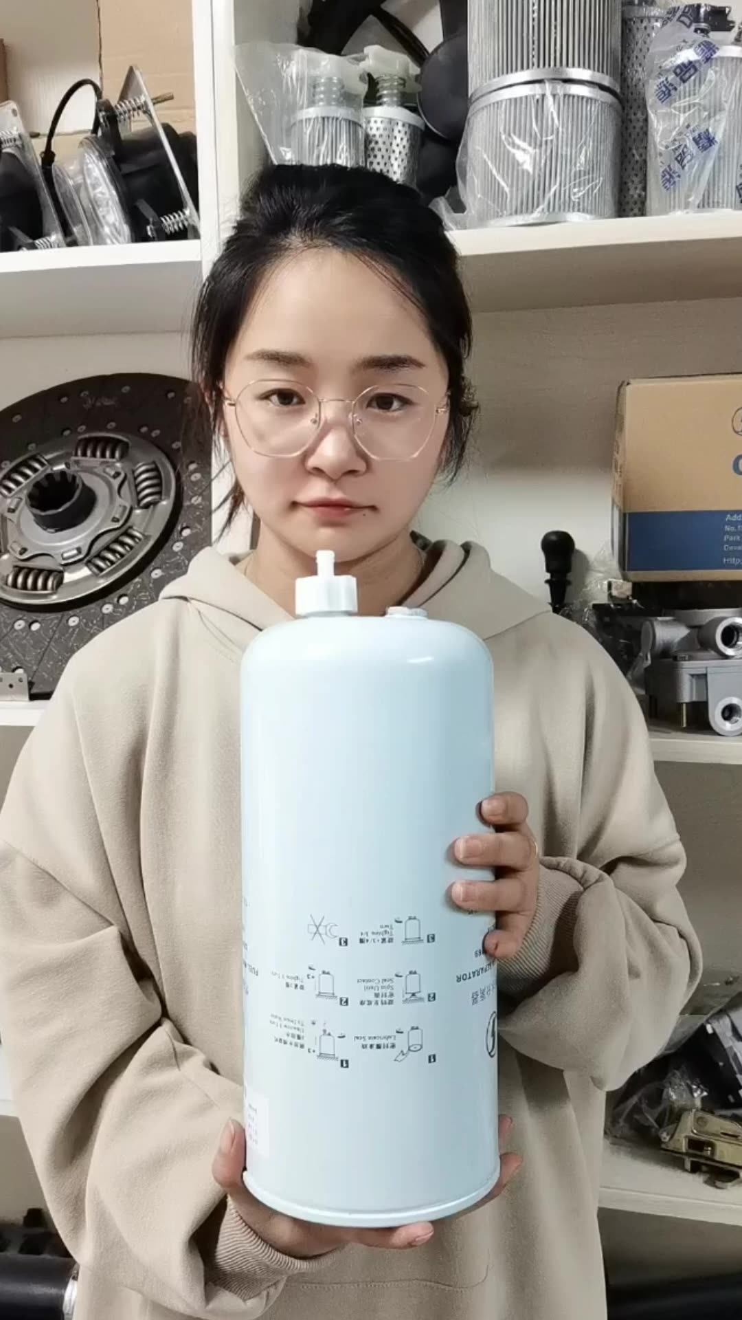 Shacman Truck Engine Fuel Filter Oil-water Separatoroil Water Separator ...