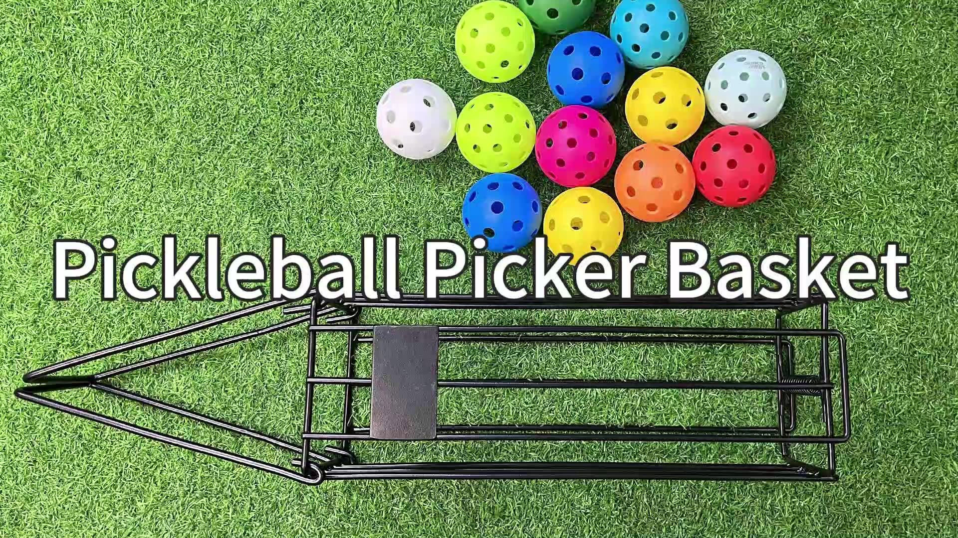 Downward Pressure Ball Pick Up Automatic Pick Up Tennis Ball Basket ...