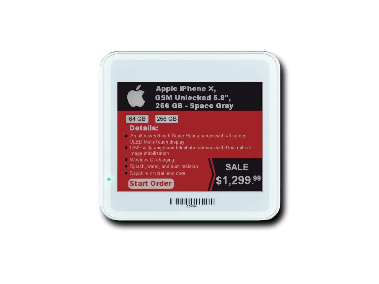 Supermarket E Ink Display Epaper Esl Price Tag Wireless Electronic ...