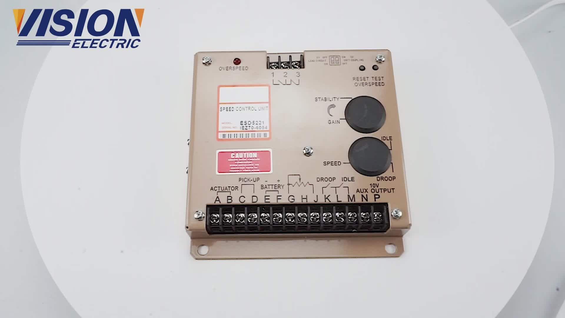 Generator Governor Automatic Control Speed Controller Esd5221