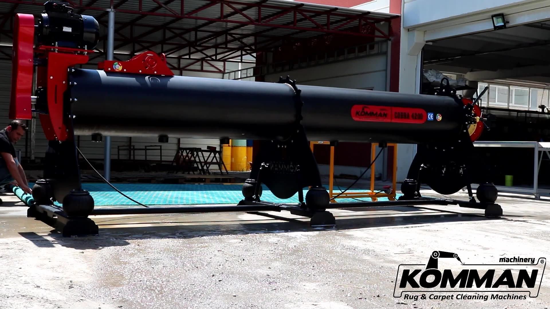 Industrial Carpet/rug Wringing Machine -automatic Rug Cleaner Length:4. ...