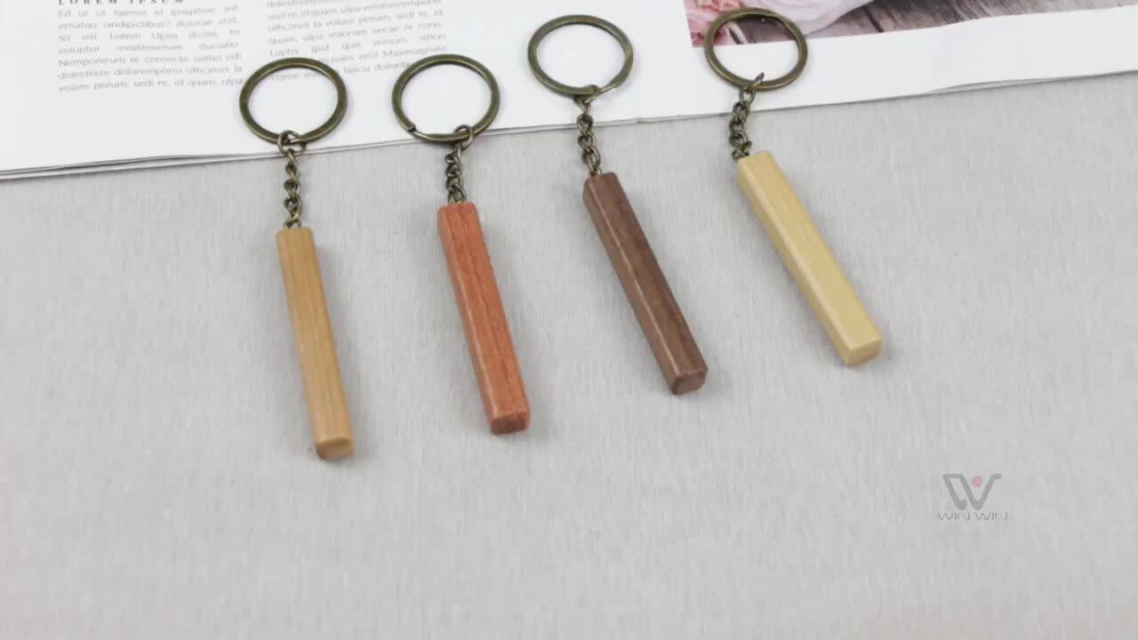 Custom Promotion Gift Blank Keychain Personalized Engraving Plain Key ...