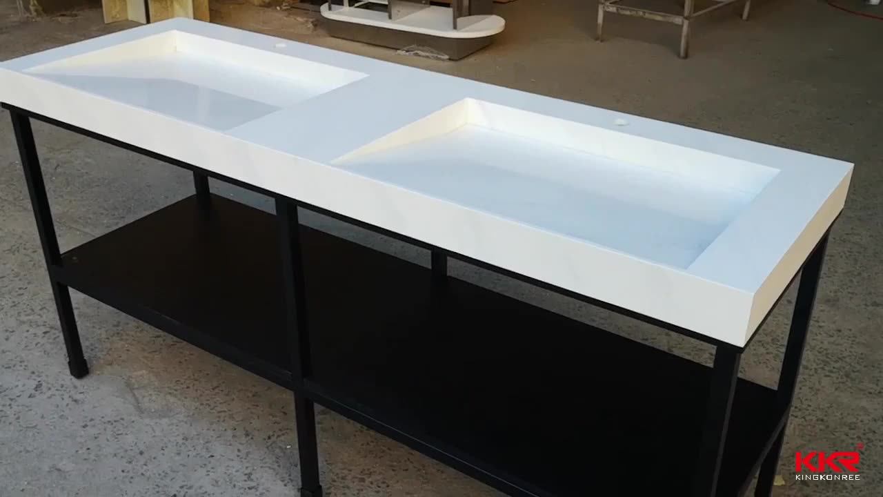 Natural Stone Wash Basin Marble Basin Table Top Wash Sink With Metal ...