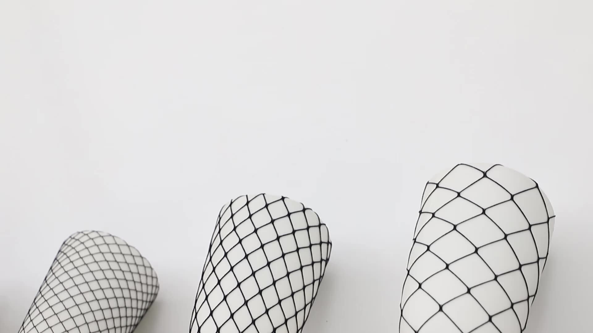 Red Black White Purple Color Large Size Hollow Out Fishnet Pantyhose ...