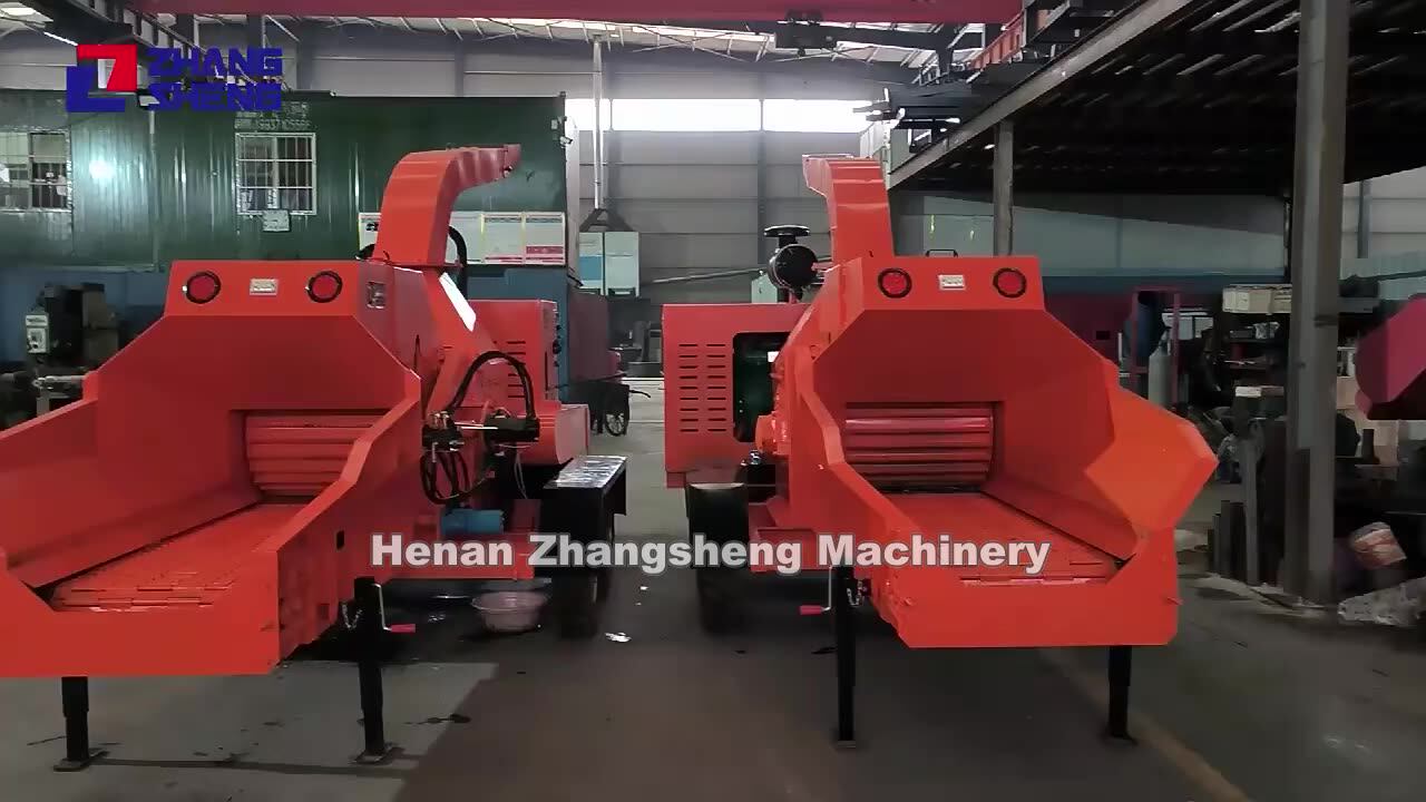 Ce Approved Hydraulic Mobile Agricultural Shredder Machine Wood Profile ...