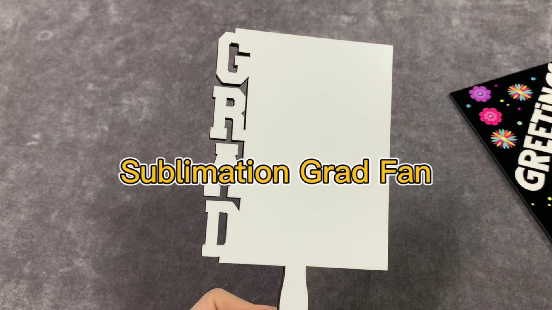 Custom Shape Grad Paddle 2023 Sublimation Blank Mdf Photo Memorial ...