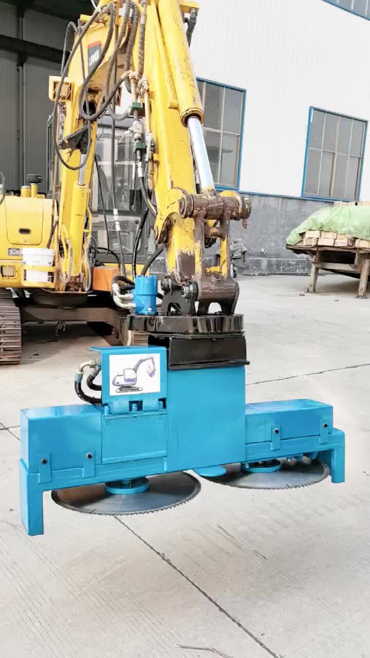 Sheng Heng Excavator Hydraulic Saw Head Attachment Highway Pruning Saw ...