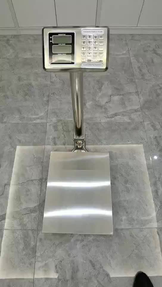 Digital Stainless Steel Floor Scale With 150kg 300kg 600kg Capacity ...