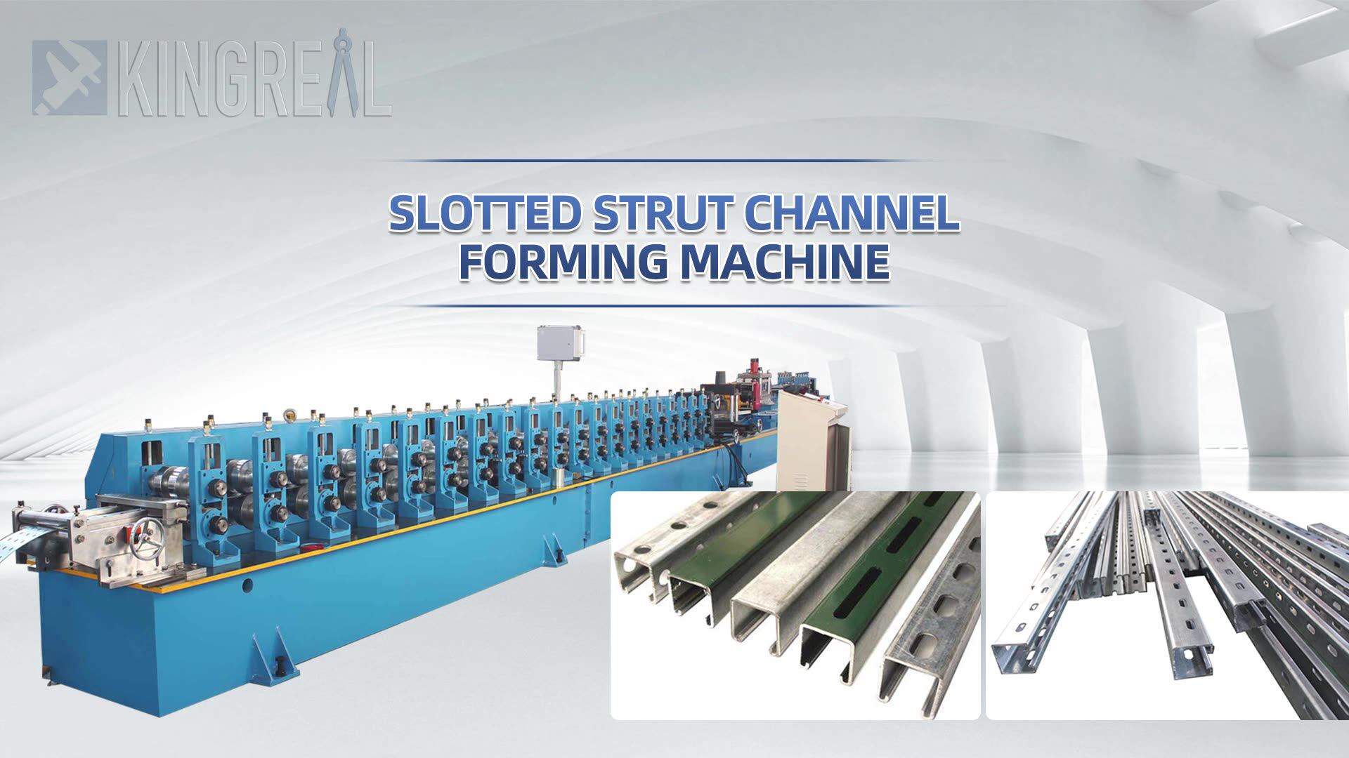 Unistrut Channel Roll Forming Machine C Channel Making Machine Purlin ...