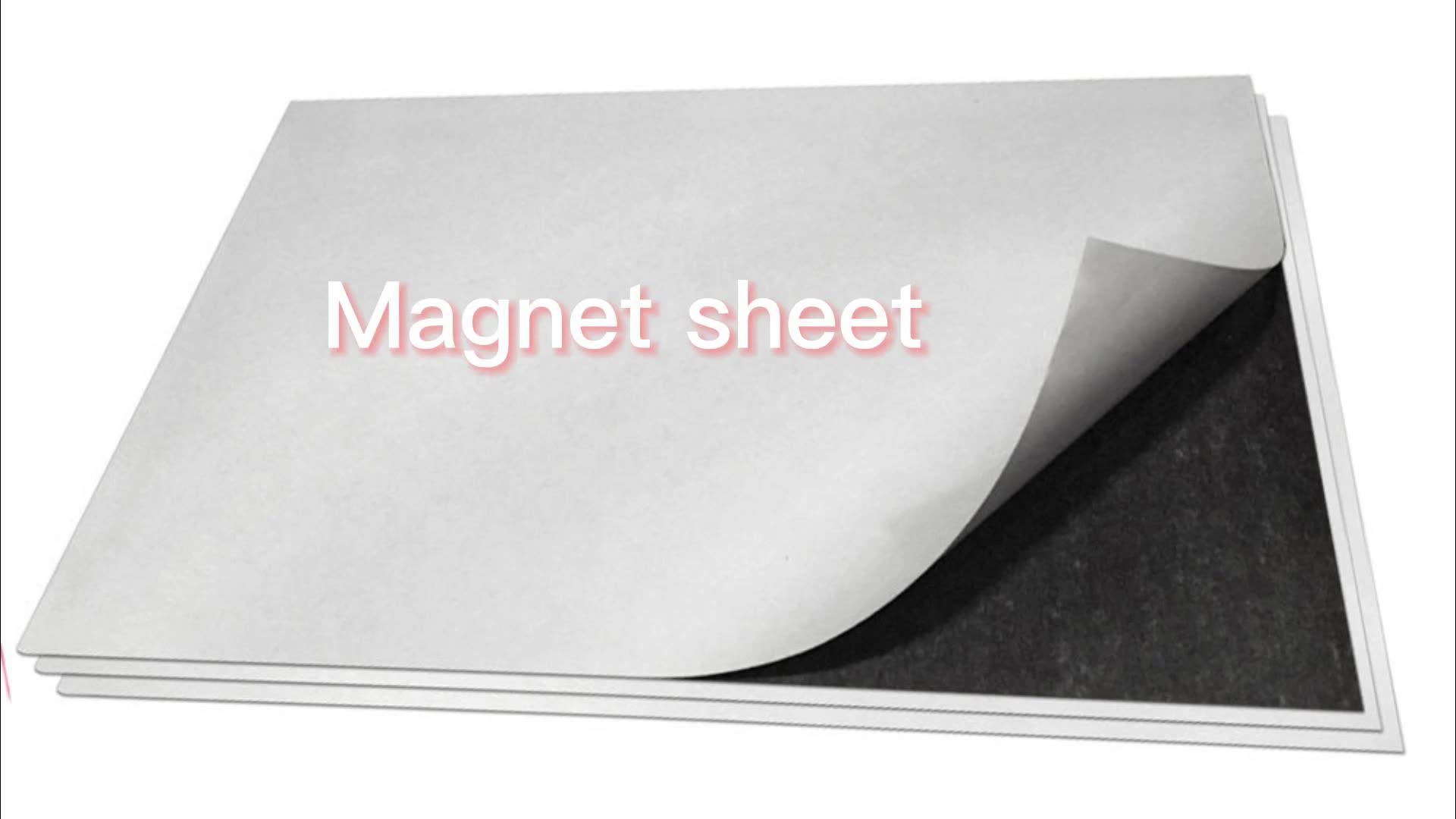Soft Magnetic Materials Rubber Vehicle Magnets Sheet,Neodymium Self ...