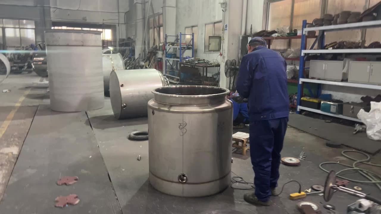 Factory Stainless Steel Storage Tank Vertical Hot Water Insulation Tank ...