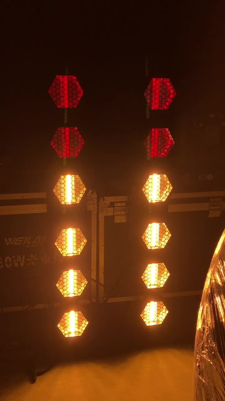 6 Led Retro Stage Effect Wash Light Flashing Dj Lighting Vintage Party ...