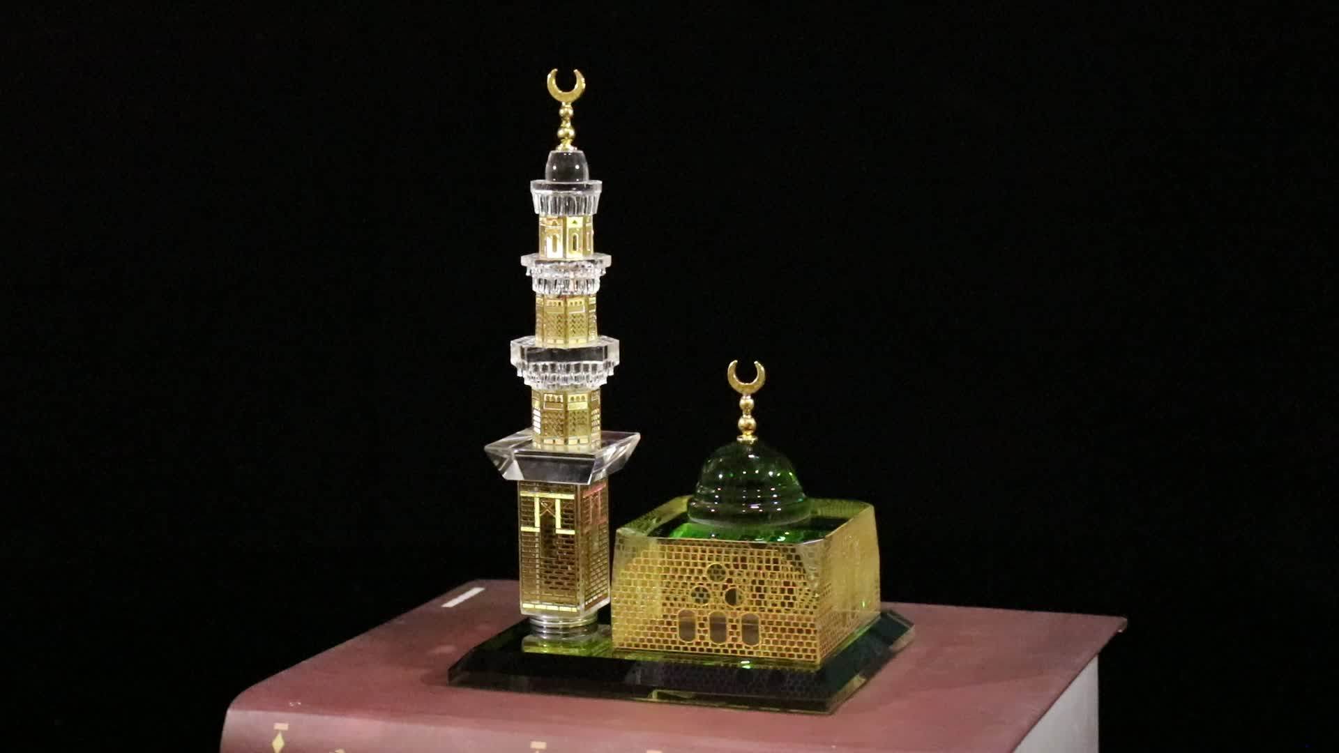 Mh-lp0253 Kaaba Design Islamic Gifts Religious Crystal Muslim Model ...