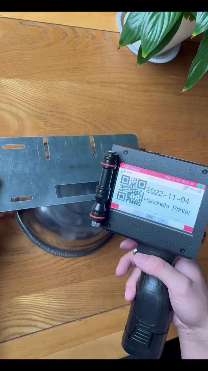 Manual Portable Hand Hold Handheld Small Date Code Batch Logo Barcode ...