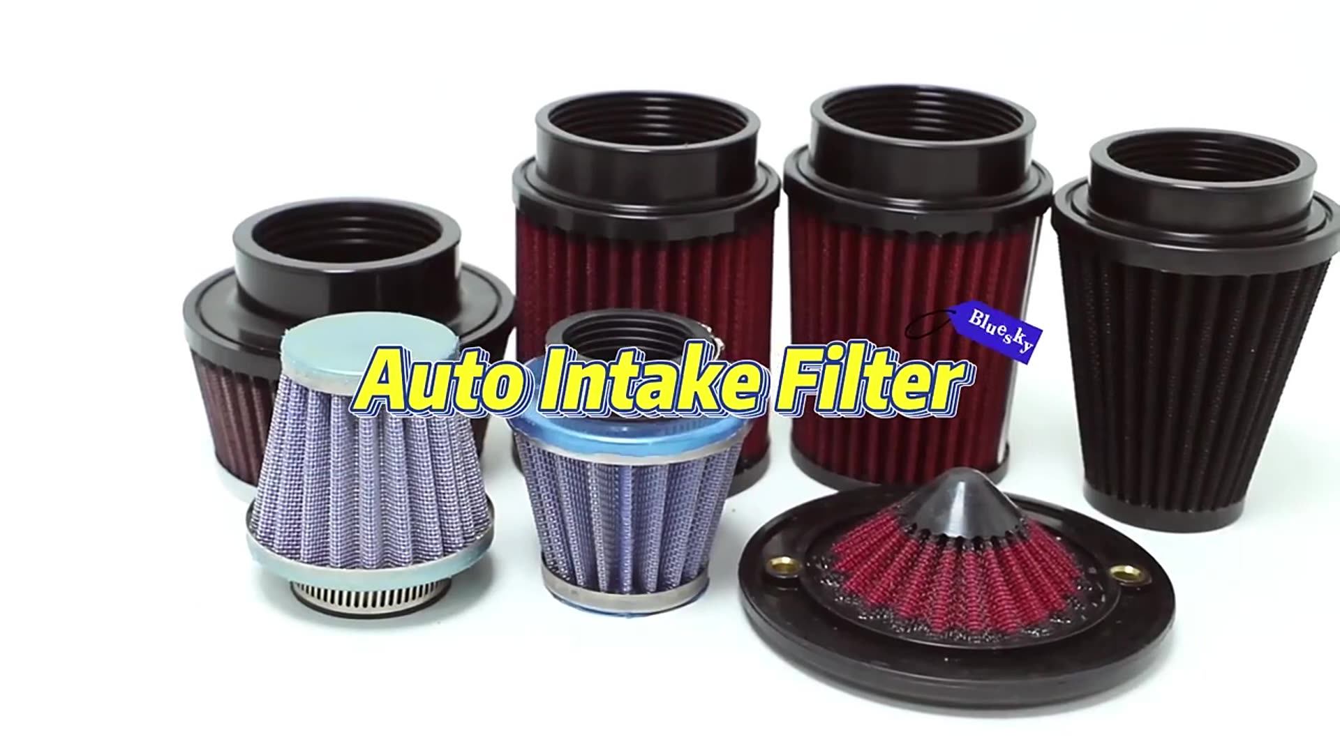 Universal High Flow Cold Air Intake Filter Sport Air Filters Power Mesh ...