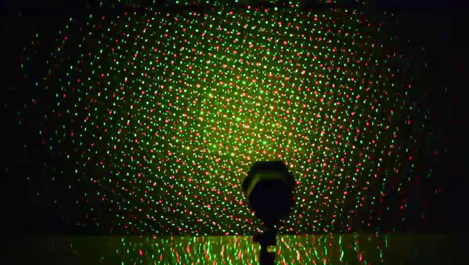 Moving Star Dots Laser Projector Light Garden Outdoor Waterproof ...