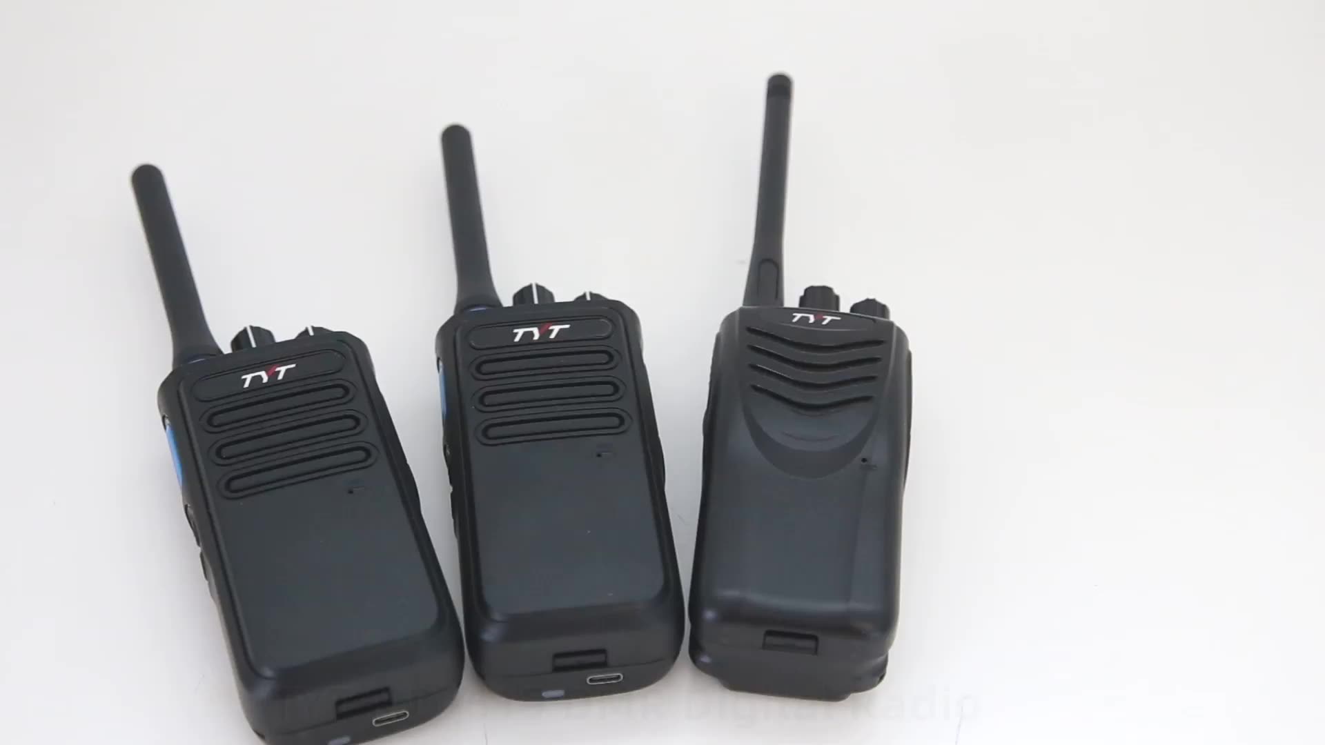 Tyt Md-619 Dmr Uhf Vhf Handheld 10w Digital Radio Aes256 Encryption Dmr ...