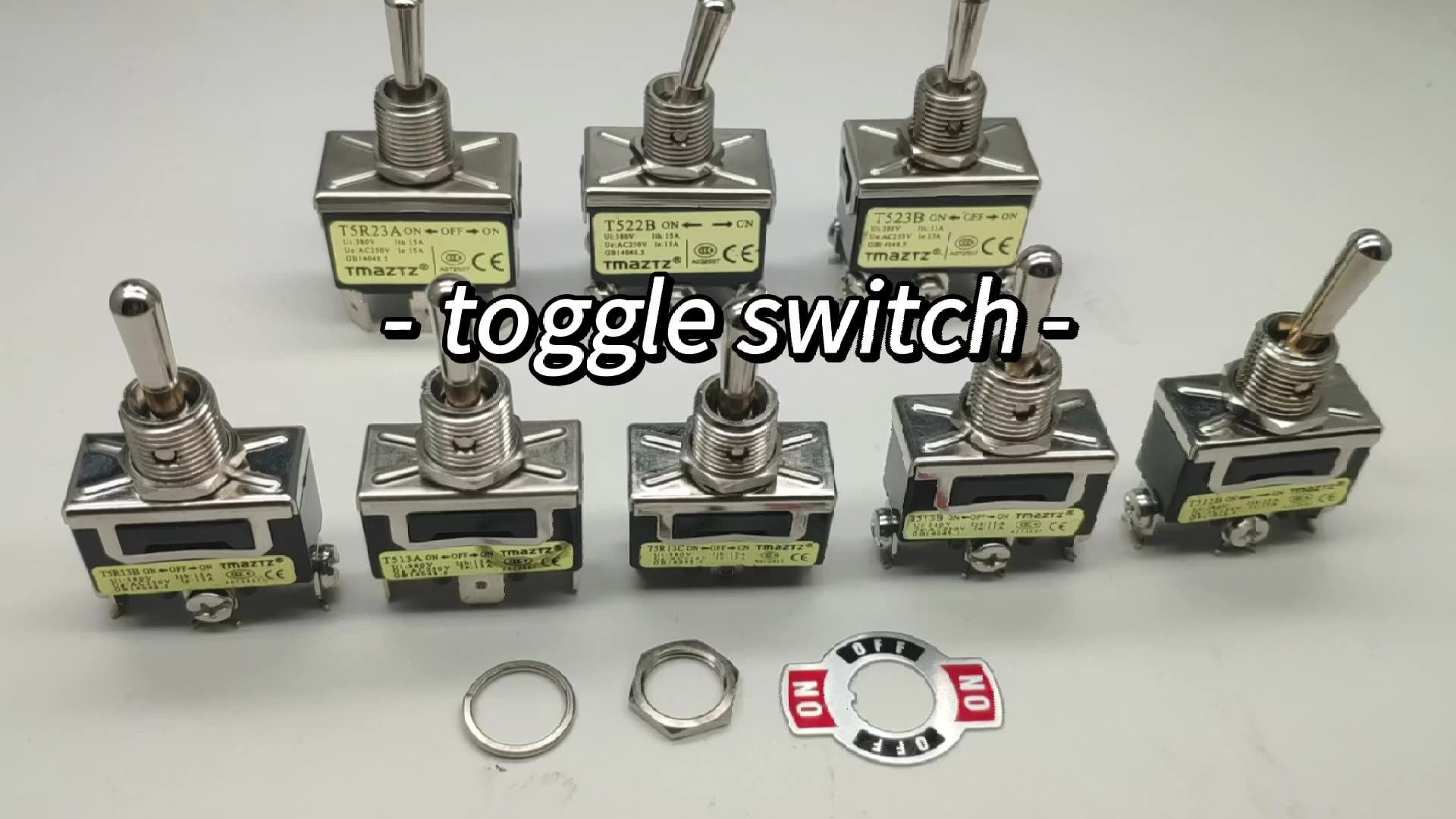 29*23mm Heavy Duty Rocker Toggle 15a 250v 20a 125v Spst 2pin On/off ...