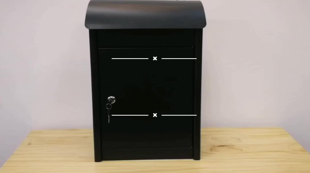 Outdoor Waterproof Galvanized Steel Package Parcel Drop Delivery Box ...