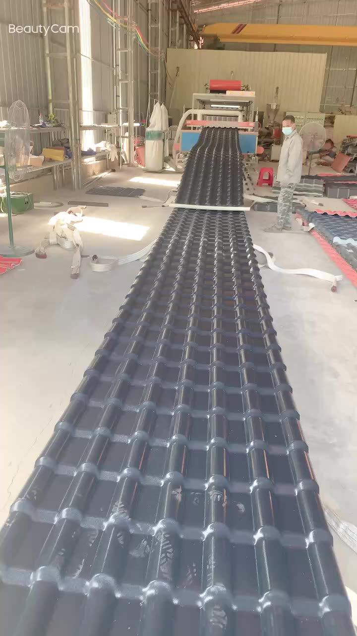Asa Pvc Roof Tile Corrugated Synthetic Spanish Roof Tile Machines ...