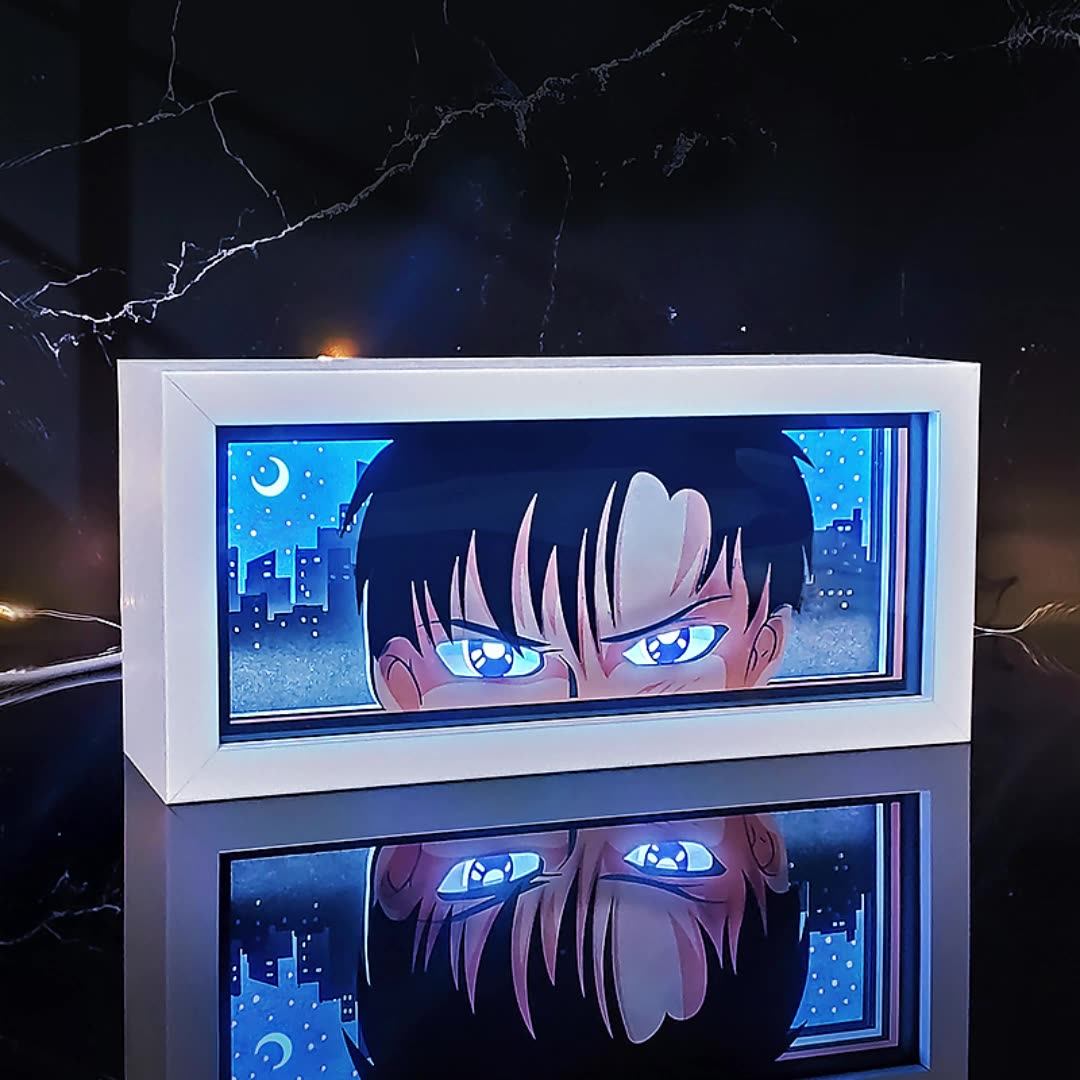 Creative Japanese Cartoon Characters Diy Paper Cut Lightbox Led ...