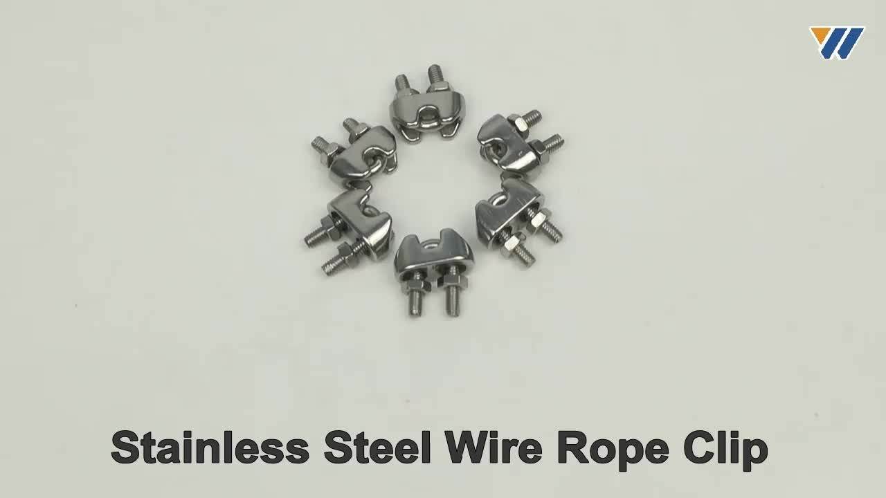 Heavy Duty Small Stainless Steel Wire Rope Cable Clamps - Buy Small ...