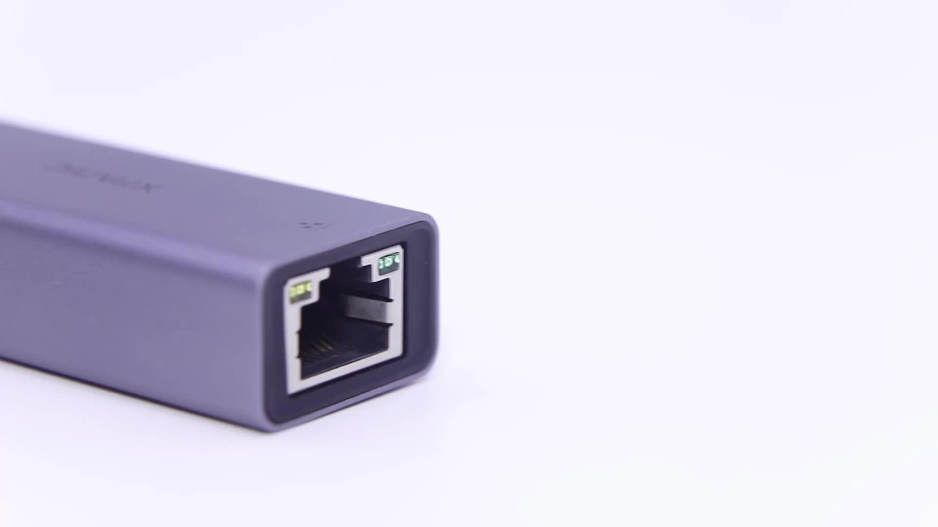 2019 Network Adapter Usb-c Rj45 Female Connector 10/100/1000mbps Type C ...