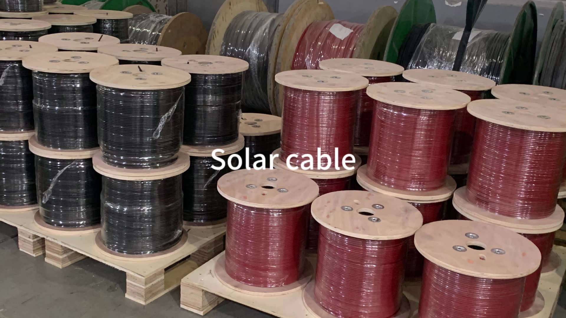 H1z2z2-k Class 5 Tinned Cooper Dc Cable 6mm2 Photovoltaic Wire - Buy ...