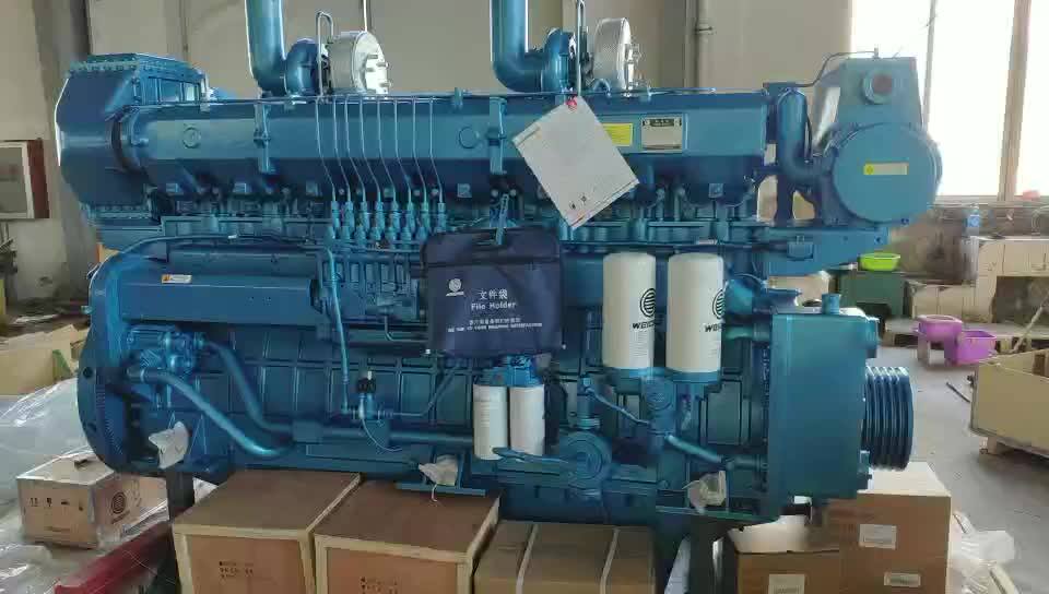 Hot Sale! Weichai 8170zc818-3 800hp Marine Diesel Engine With 1350rpm ...