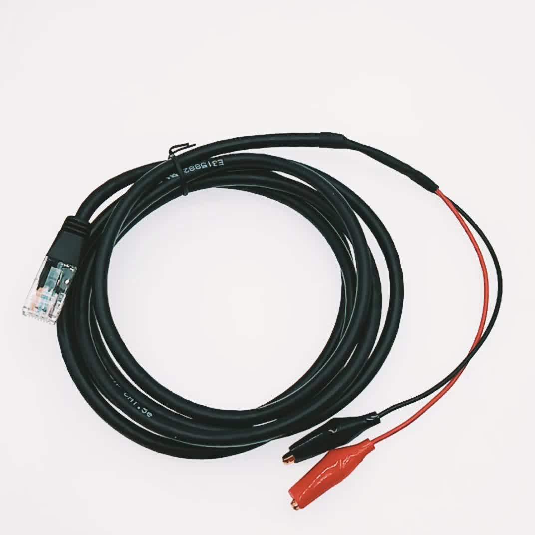 24awg 2835 Utp Cat5 Rj45 Male To 28 Alligator Clip Cat5e Custom Cable ...