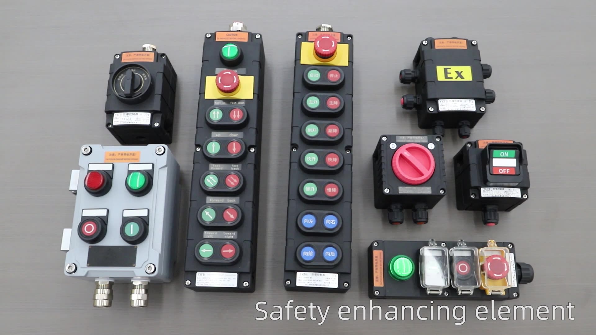 Explosion-proof Push Button Switches Atex Zone 1 Box Certified Waterproof Electric Junction Ip66 ...