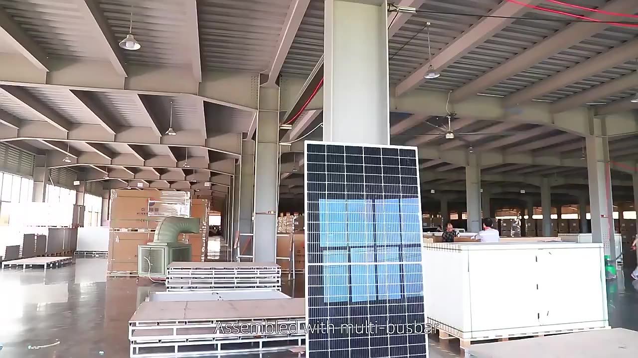 Solarplatten Placa Solar Pv Module 550w 580w Mono Panel Solar 500w 48v ...