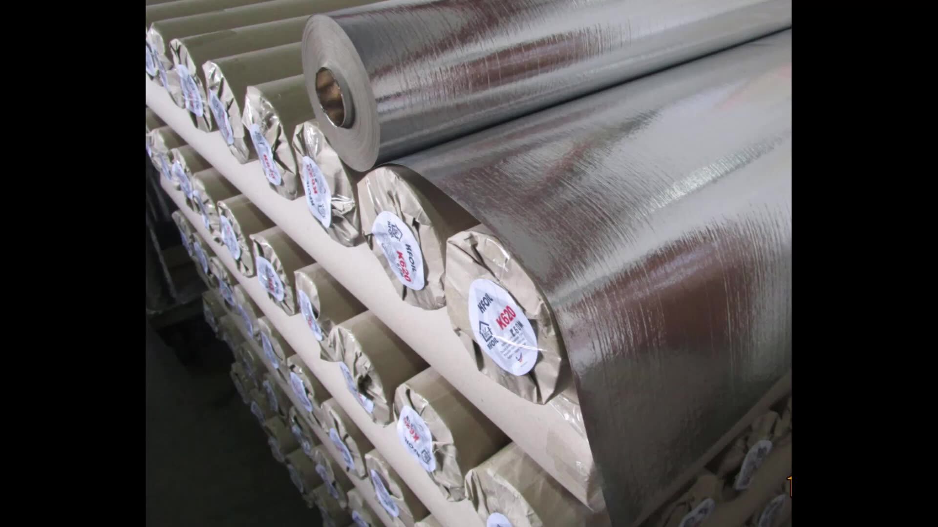 Building Insulation Wrap Double Sided Reflective Metalized Paper Film ...
