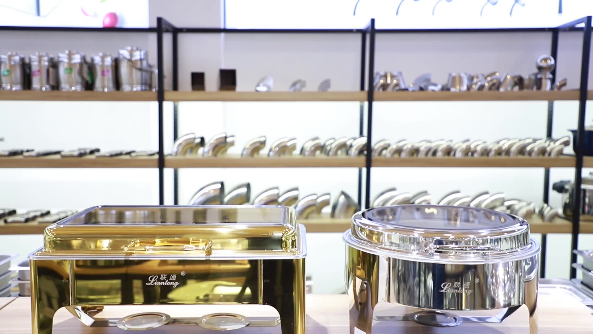 Luxury Chafing Dish Buffet Set Stainless Steel Catering Stainless Steel ...