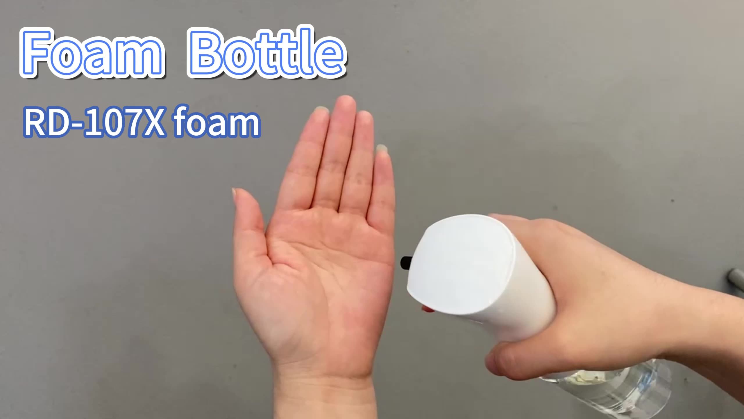 Reusable Plastic 200ml 300ml Detergent Foam Trigger Continuous Spray ...