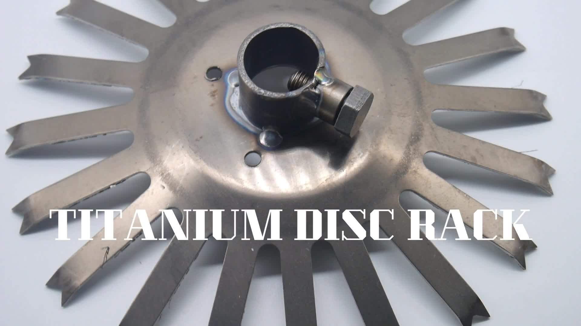 Titanium Pointed Split Finger Disc Dish Anodizing Rack - Buy Titanium ...