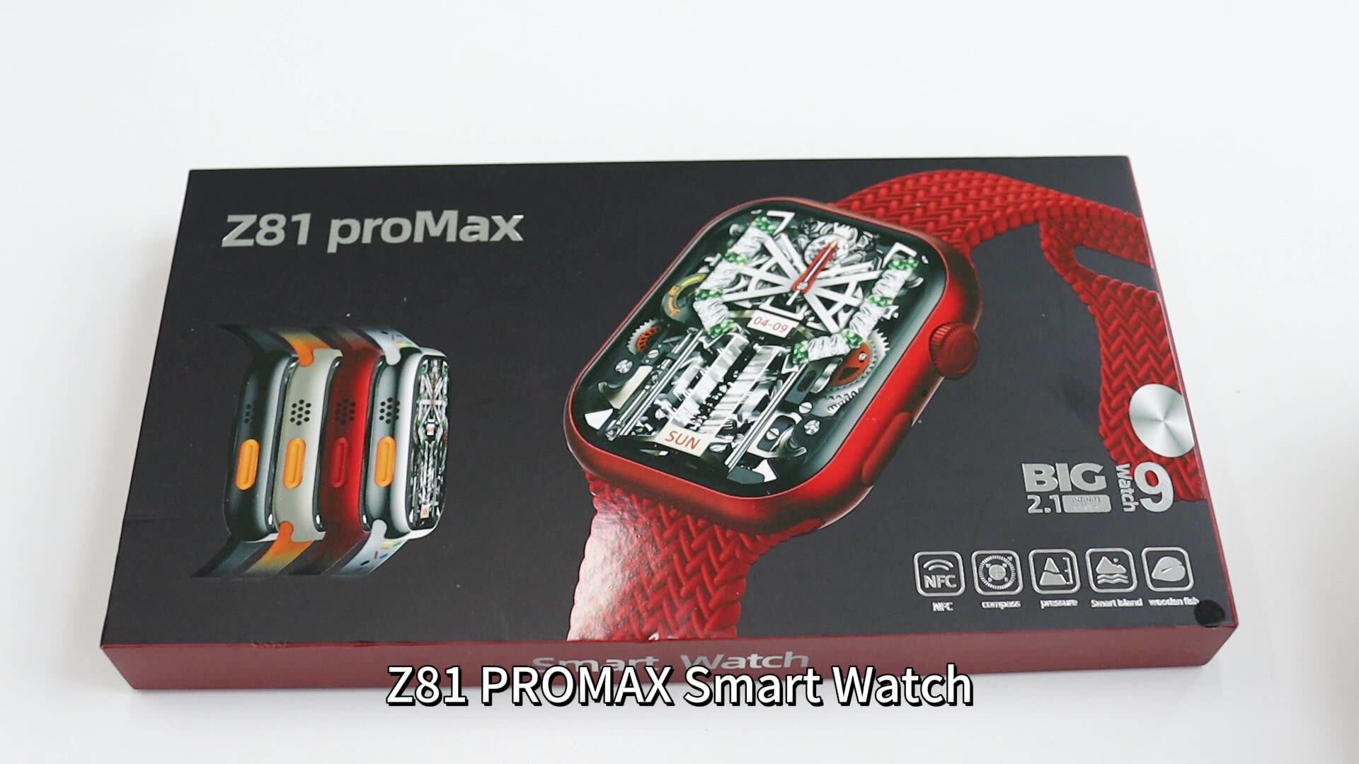 Z81 Pro Max Trending Products 2023 New Arrivals Nfc Heart Rate Tracker ...