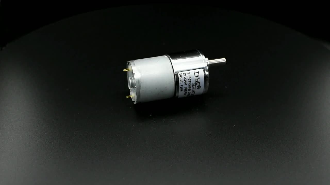 Customizable 37mm Gearmotor 12v 24v 36 Volt Low Rpm 500 Rpm 800 Rpm ...