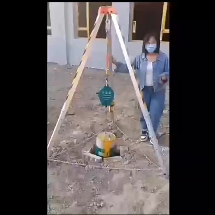 Wholesale 1200lbs 1800lbs Confined Space Tripod Kit 20m 30m Wire Rope ...