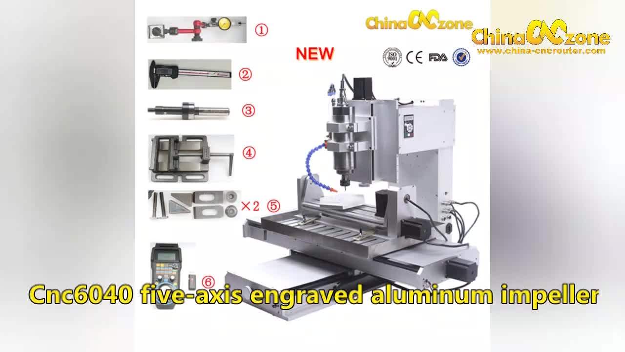 Us Warehouse Shipping Hy-6040 5 Axis Small Cnc Milling Machine With ...