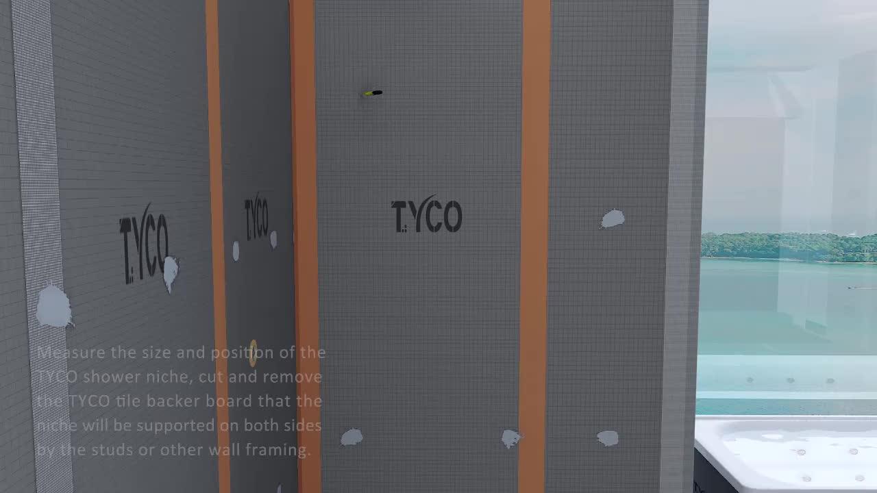 Ready To Tile Shower Niches - Recess Shampoo And Soap Niches Waterproof ...