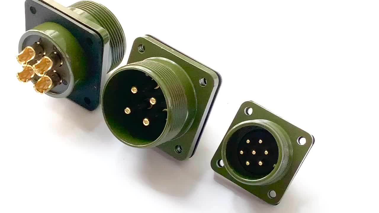 High Voltage Connector Circular 6 Pin Circular 5015 Connectors ...