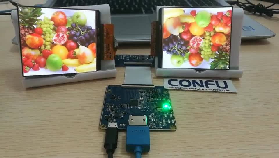 Confu Hdmii To Mipi Dsi Driver Board Dual 3.81 Inch 1080x1200 Auo ...