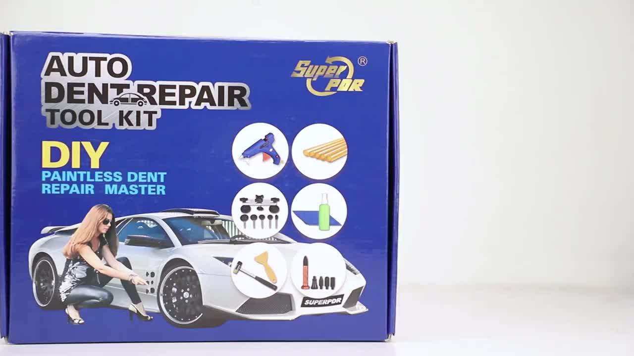 Super Pdr Diy Paint Less Dent Removal Tool Kits Car Body Hail Dent ...